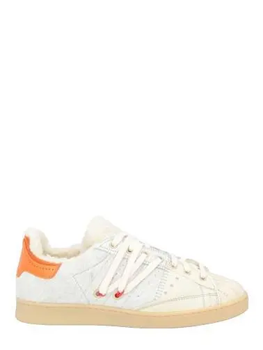 HIDNANDER Low-top Leather Sneakers - White