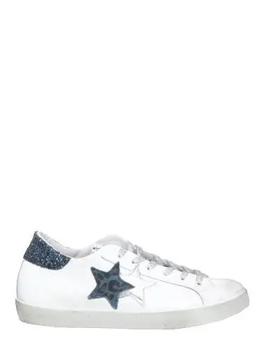 2STAR Leather Low-top Sneakers - White
