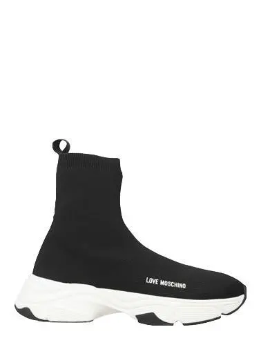 Moschino Knitted Sock Sneakers - Black