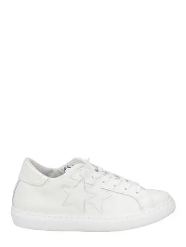 2STAR Leather Low-top Sneakers - White