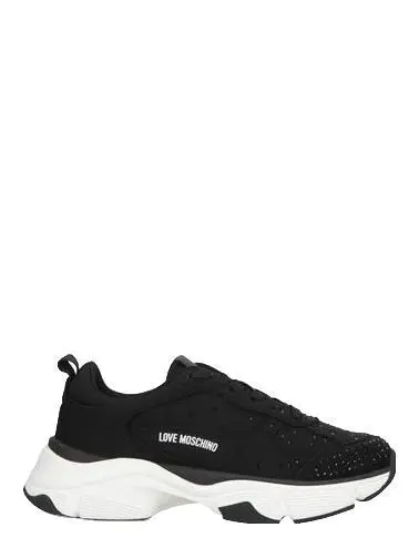 Moschino Lycra Low-top Sneakers - Black