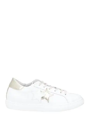 2STAR Leather Sneakers - White
