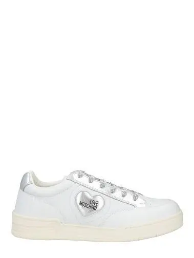 Moschino Sneakers Calfskin - White