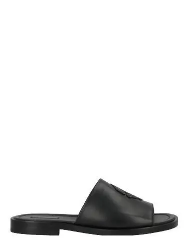 Roberto Cavalli Calfskin Sandals - Black