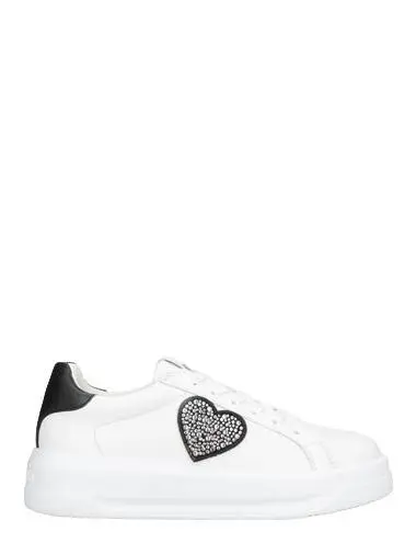 Moschino Leather Low-top Sneakers - White