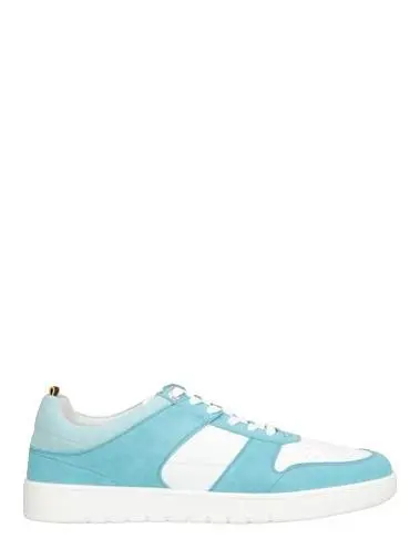 MOORER Low-top Leather Sneakers - Blue