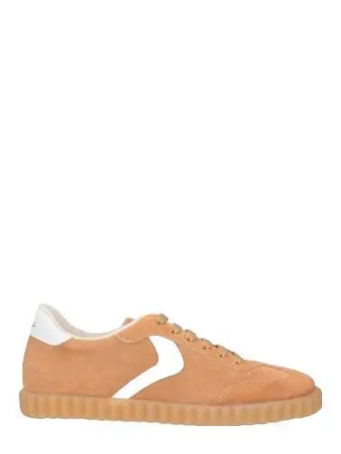 VOILE BLANCHE Sand Leather Low-top Sneakers - Beige