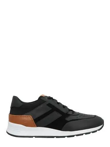 TOD'S Leather And Textile Sneakers - Black