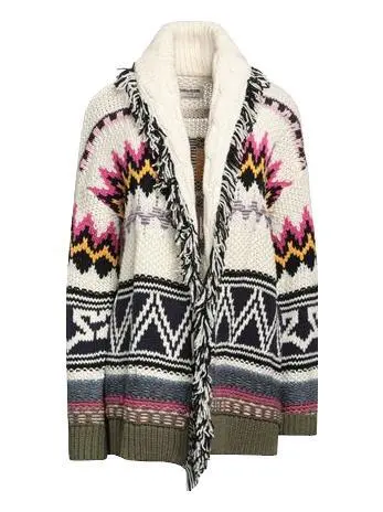 Zadig&Voltaire Wool Blend Cardigan With Fringe - White