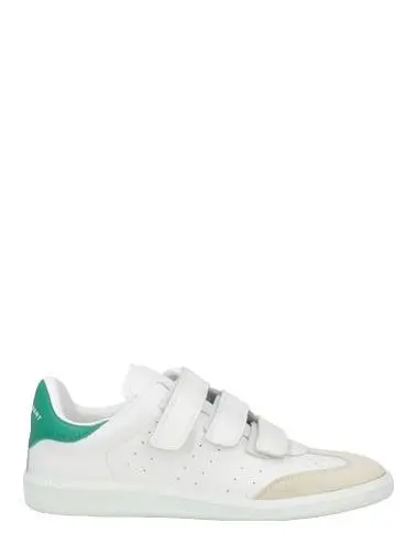Isabel Marant Leather Low-top Sneakers - White