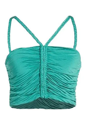 VICOLO Emerald Crop Top - Green