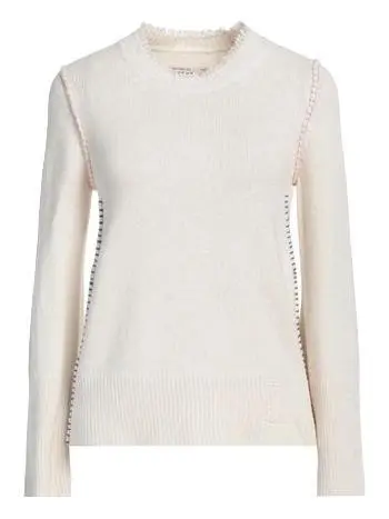 Zadig&Voltaire Sweater In Silk And Cotton Blend - White