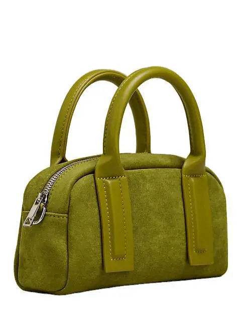 Anthropologie Noya Mi Faux Suede Bag - Green