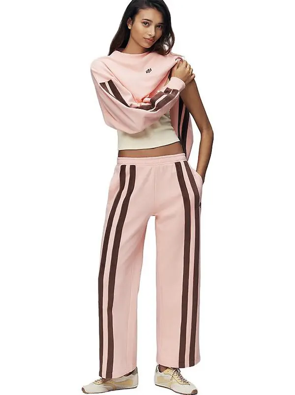 ARAMINTA JAMES Striped Logo Track Pants - Pink