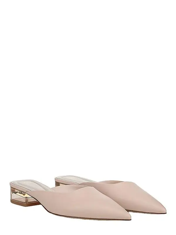 Franco Sarto A-bennet Pointed-toe Mules - Cream