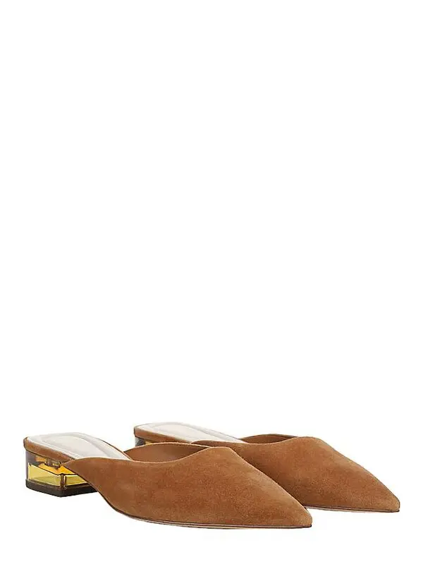 Franco Sarto A-bennet Pointed-toe Mules - Tan