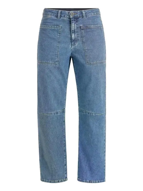 Velvet By Graham & Spencer Farah Cropped Jeans - Blue