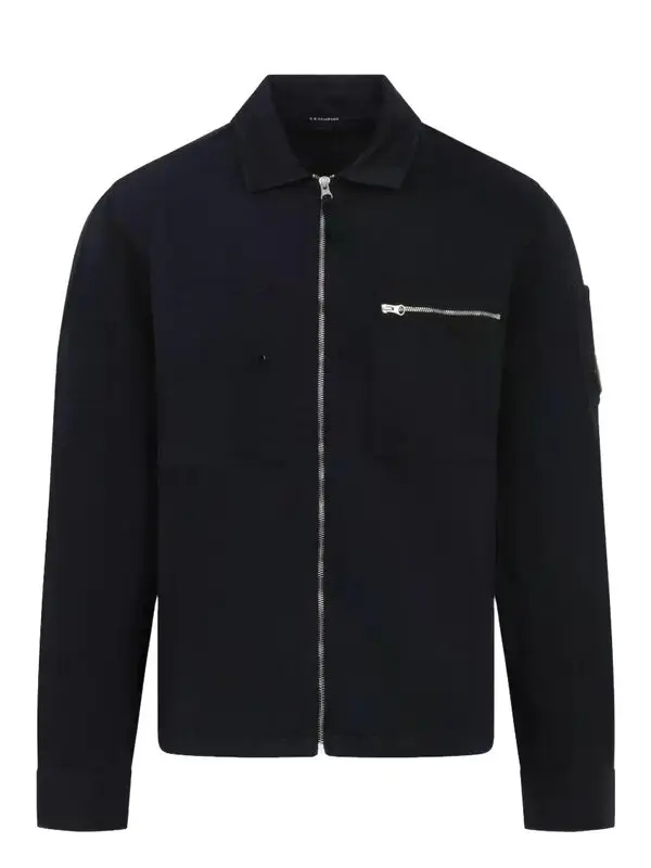 C.P. COMPANY Zip-up Shirt - Blue