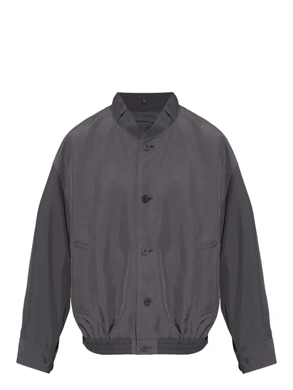 Issey Miyake Jacket With Detachable Hood - Grey