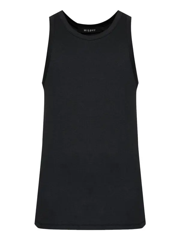 MISBHV Ribbed Sleeveless Top - Black