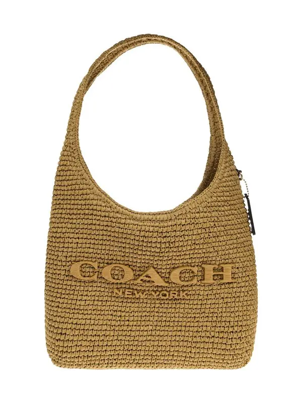 COACH Woven Shoulder Bag - Green
