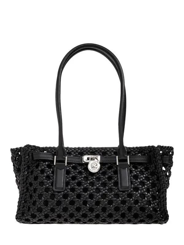 Michael Kors Hamilton Moderne Shoulder Bag - Black