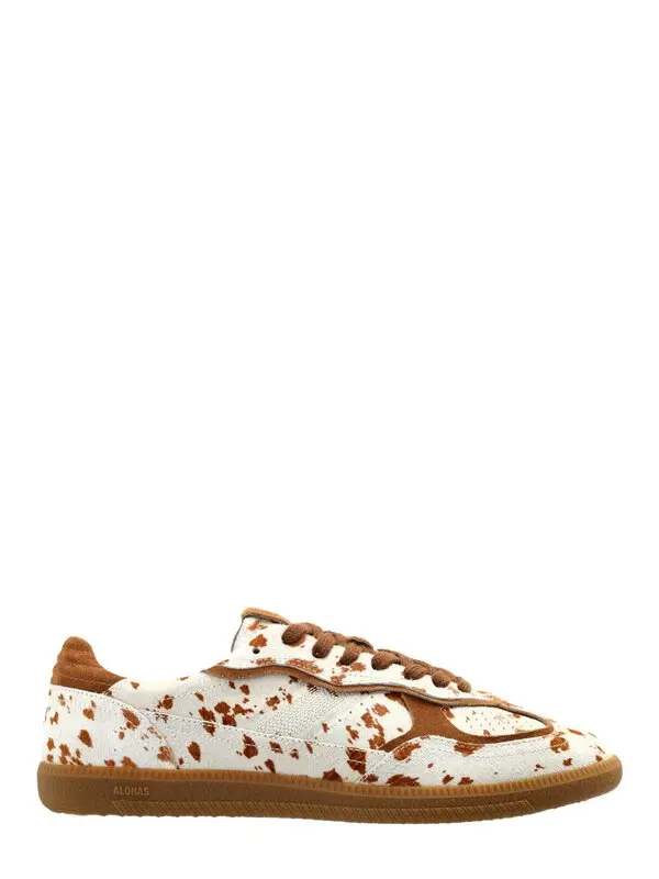 ALOHAS Rife' Leather Sneakers - Cream