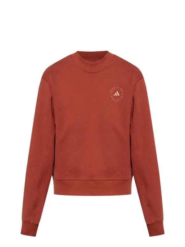 Adidas By Stella McCartney Logo Sweatshirt - Red