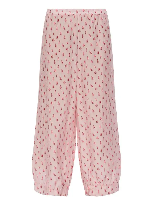 American Vintage Patterned Trousers - Pink