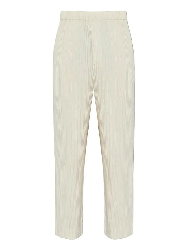 Issey Miyake Pleated Trousers - Cream
