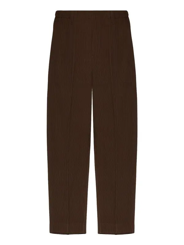 Issey Miyake Pleated Trousers - Brown