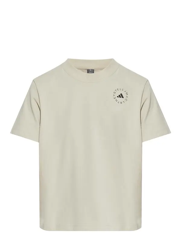 Adidas By Stella McCartney Logo T-shirt - Cream