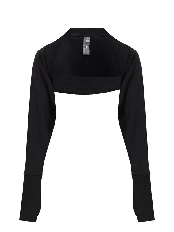 Adidas By Stella McCartney Training Bolero With Long Sleeves - Black