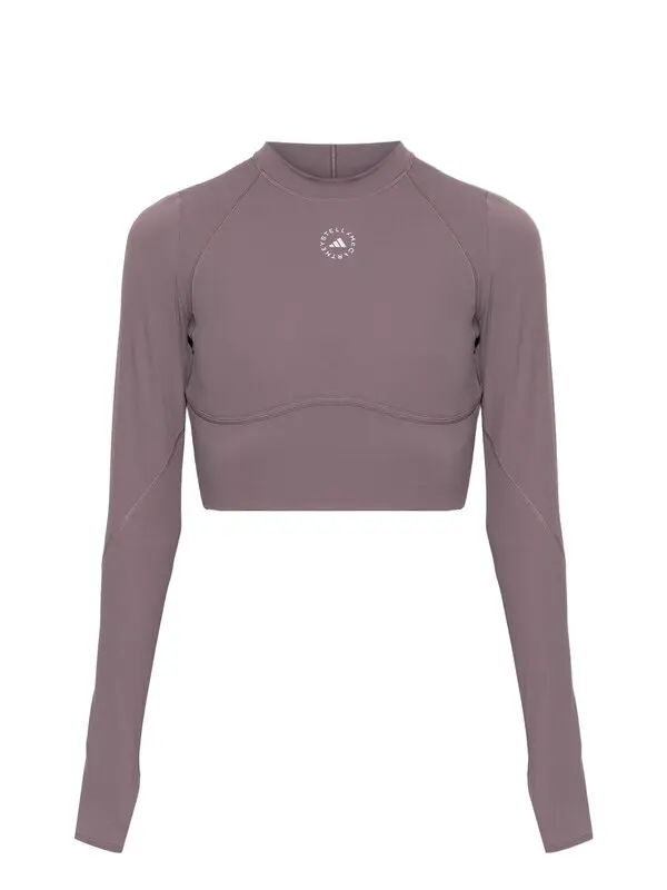 Adidas By Stella McCartney Long Sleeve Training Top - Purple