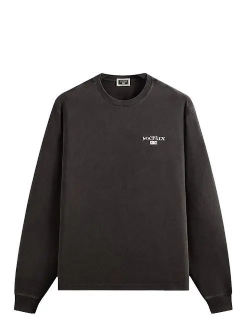 Kith X The Matrix Red Pill Blue Pill Long Sleeve Tee Shirt - Black
