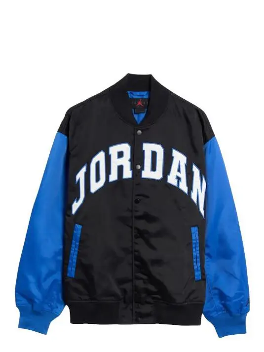 JORDAN Mj Brooklyn Collegiate Varsity Jacket - Black/sport Blue