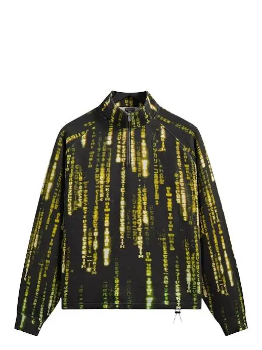 Kith X The Matrix Code Vintage Nelson Quarter Zip - Black