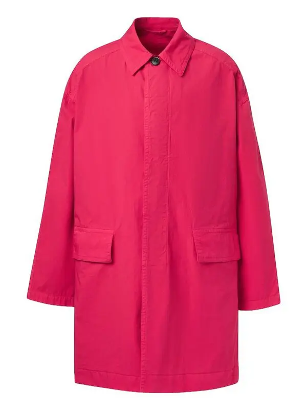 Dries Van Noten Robin Cotton Coat - Pink