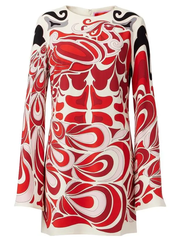 La DoubleJ Supremes Printed Mini Dress - Red