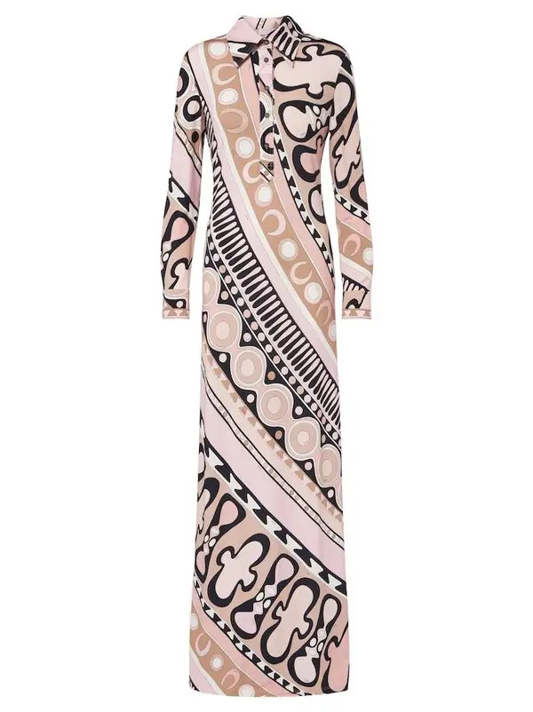 Emilio Pucci Soleil Shirt Dress - Pink