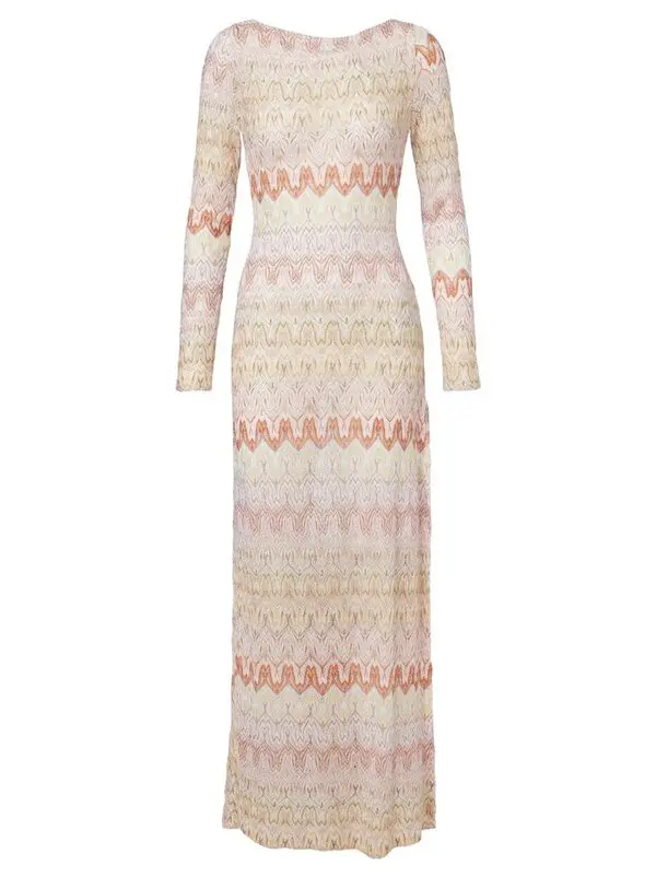 Missoni Lamé Maxi Dress - Multicoloured