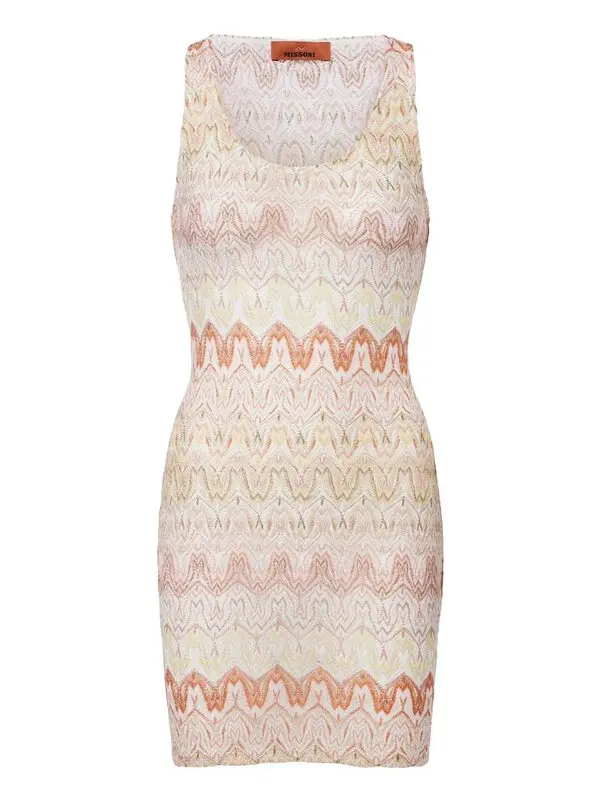 Missoni Lamé Minidress - Multicoloured
