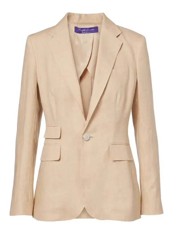 Ralph Lauren Parker Linen Blazer - Beige