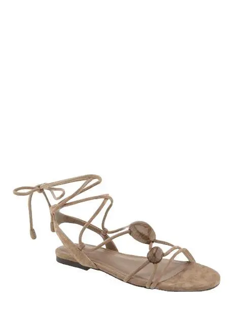 Rebecca Minkoff Anaya Ankle Tie Sandal - Porcini
