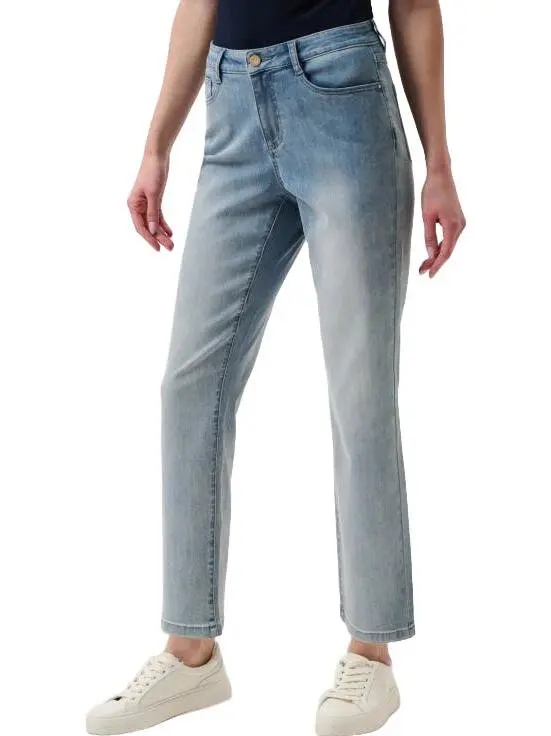 Joseph Ribkoff Gia Classic Slim Fit Jeans - Light Blue Denim