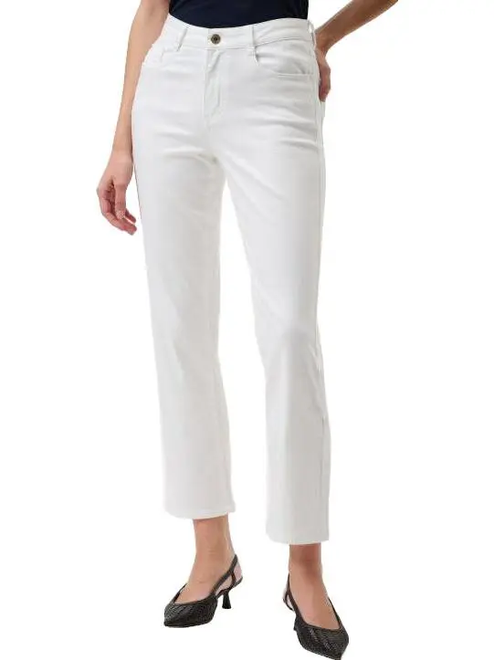 Joseph Ribkoff Margot Straight Leg Jeans - White