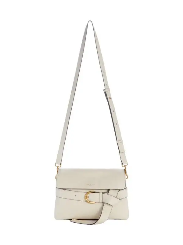 Rag & Bone Lexington Flap Leather Crossbody Bag - Br
