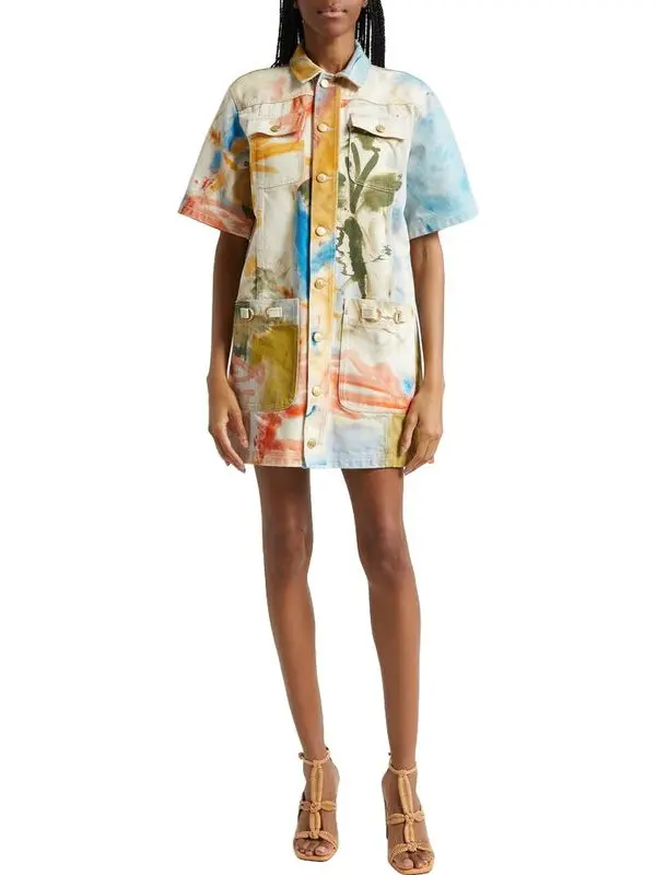 Ulla Johnson Painters Shirtdress - Western Dream