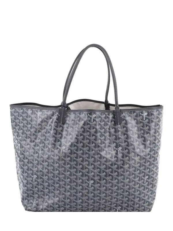 Goyard Saint Louis Tote Coated Canvas Gm - Gray