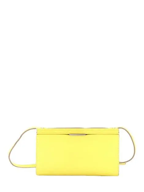 Hermès Clic-h Shoulder Bag Evercolor 21 - Yellow